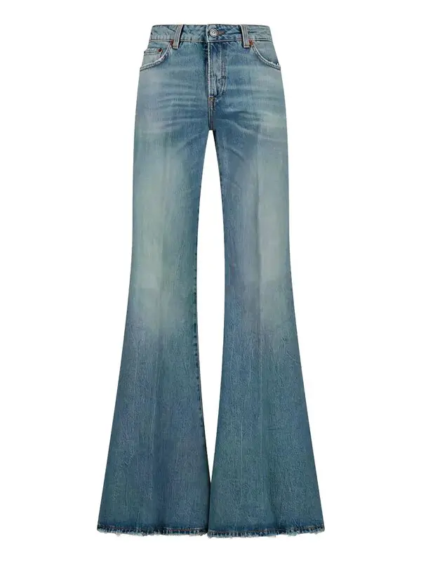 Destin Farrah Bell-bottom Jeans - Blue