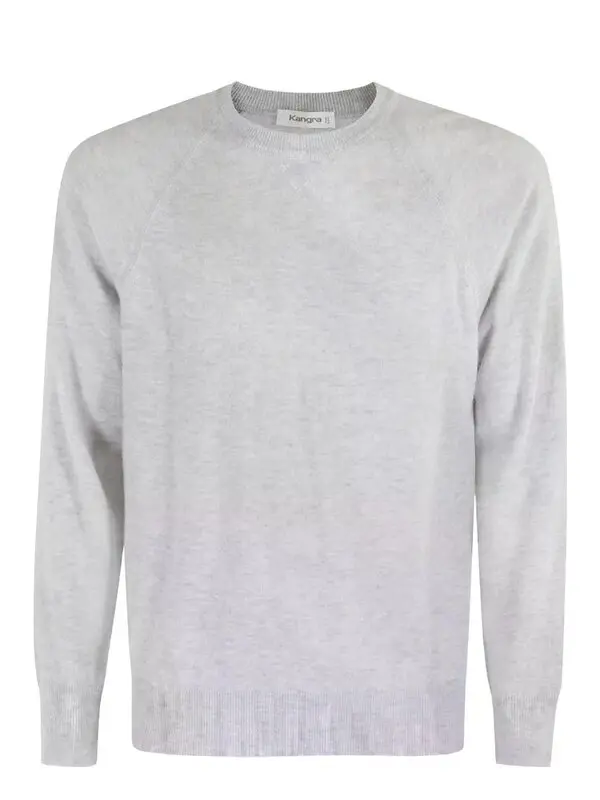 KANGRA Long-sleeve Crew-neck Sweater - Grey