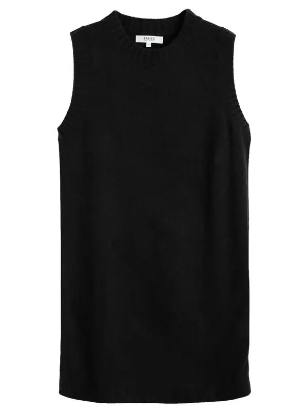 Chinti & Parker Knitted Round-neck Dress - Black