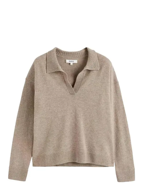 Chinti & Parker Polo-collar Sweater - Neutrals