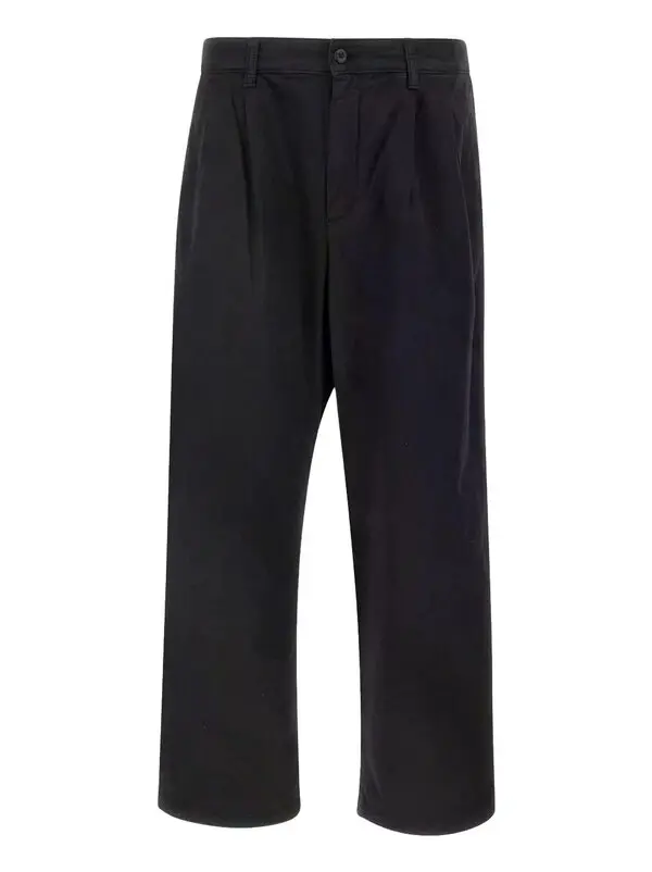 Carhartt Work In Progress Pleated Twill Trousers - Black