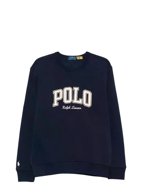 Polo Ralph Lauren Logo-embroidered Crew-neck Sweatshirt - Blue