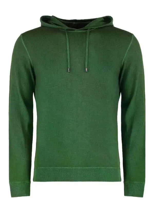 MOORER Hooded Sweater - Green