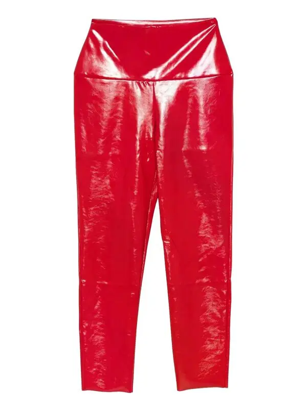 Norma Kamali High-waisted Trousers - Red