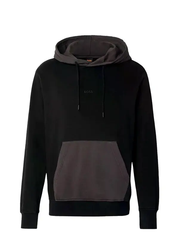 BOSS Two-tone Hoodie - Black