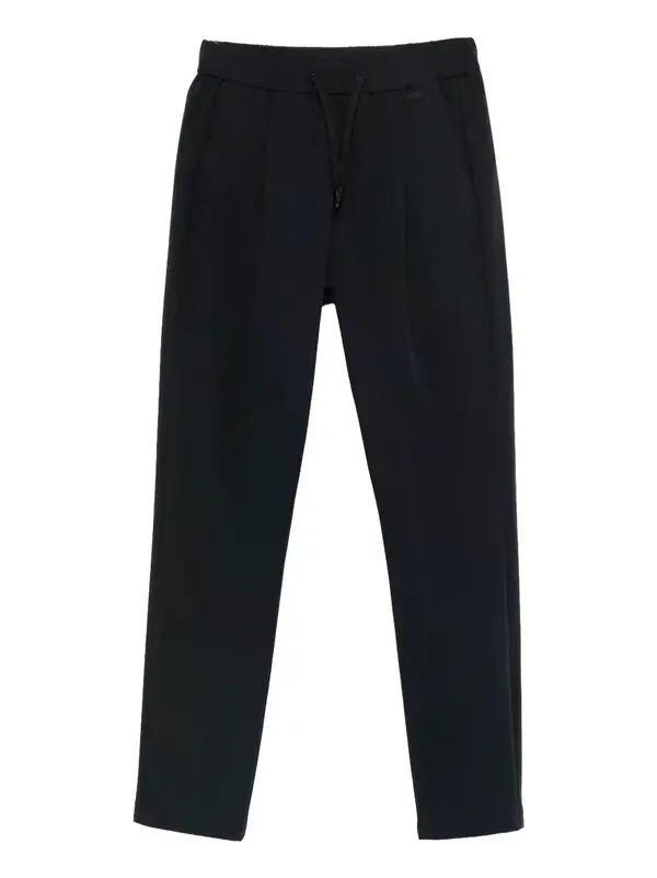 Herno Pleated Drawstring Trousers - Black