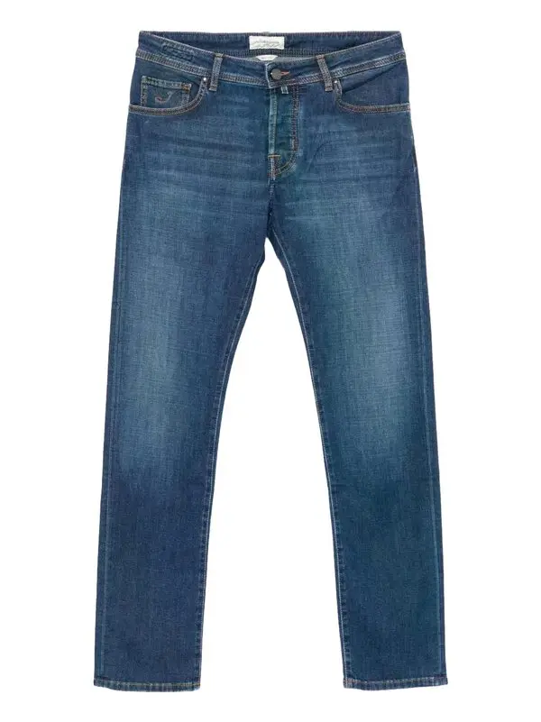 Jacob Cohen Five-pocket Straight Leg Jeans - Blue