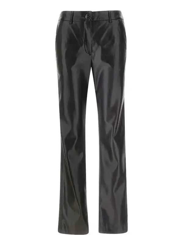 Marella Welt-pocket Trousers - Black
