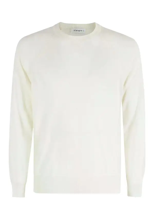 KANGRA Cashmere Raglan-sleeve Sweater - White