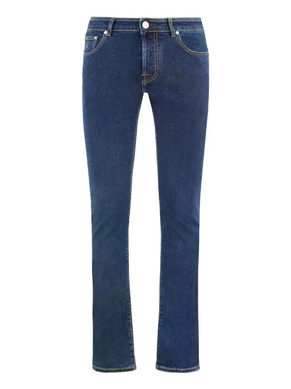 MOORER Five-pocket Jeans - Blue