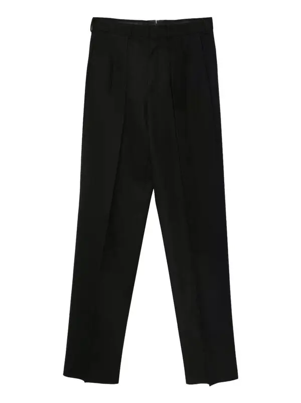 TOM FORD Pleated-front Trousers - Black
