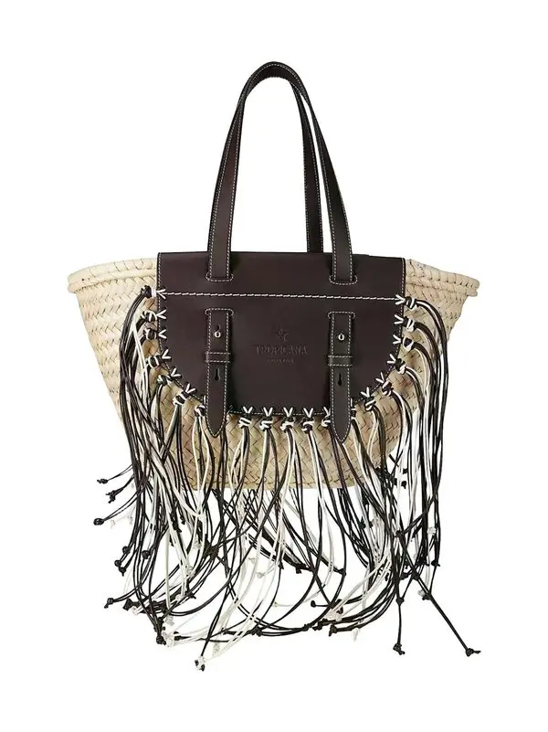 CUBA LAB Tropicana Fringe Shoulder Bag - Neutrals