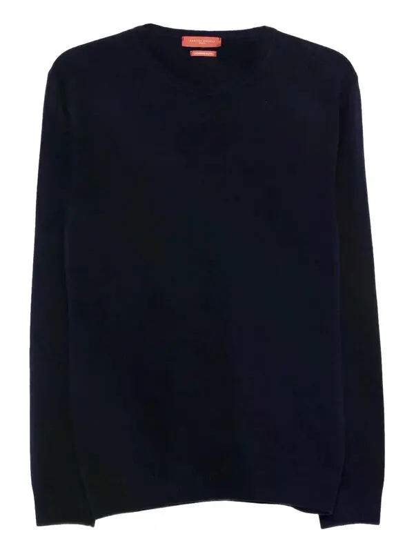 DANIELE FIESOLI Round-neck Cashmere Sweater - Blue