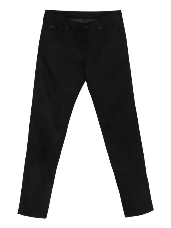 Emporio Armani Five-pocket Trousers - Black