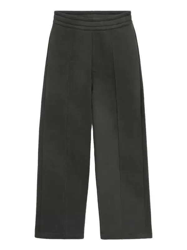 Ami De Coeur Flare Fleece Trousers - Grey
