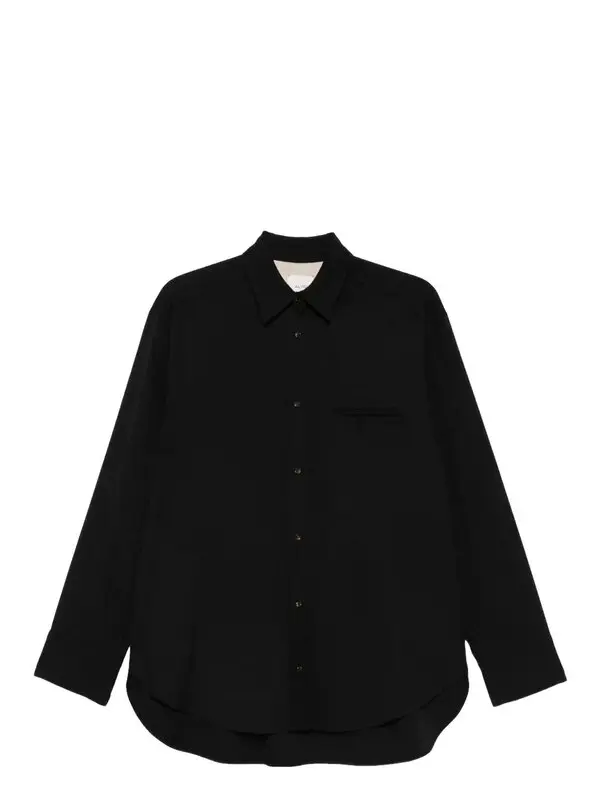 ALYSI Button-up Shirt - Black