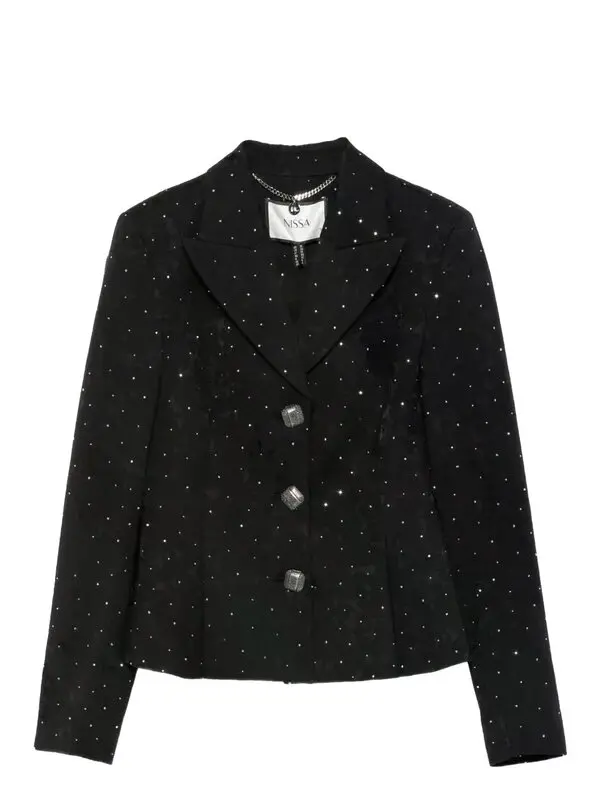 NISSA Embellished Jacket - Black