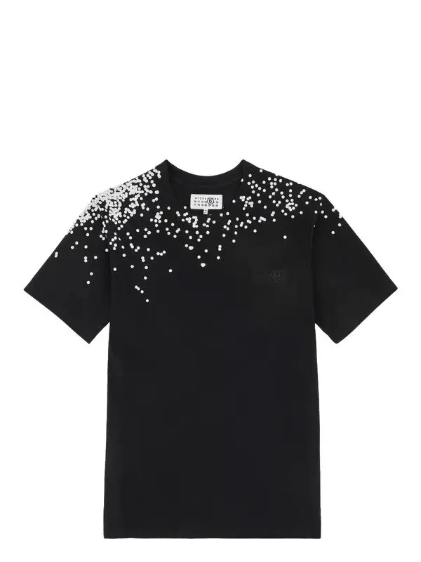 MAISON MARGIELA Confetti-print T-shirt - Black