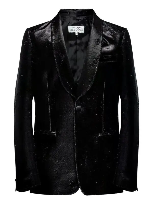 MAISON MARGIELA Textured Blazer - Black