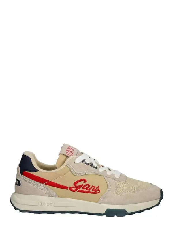 Gant Logo-embroidered Sneakers - Neutrals