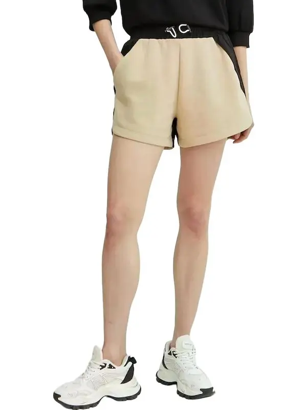 BOSS Two-tone Drawstring Mini Shorts - Neutrals