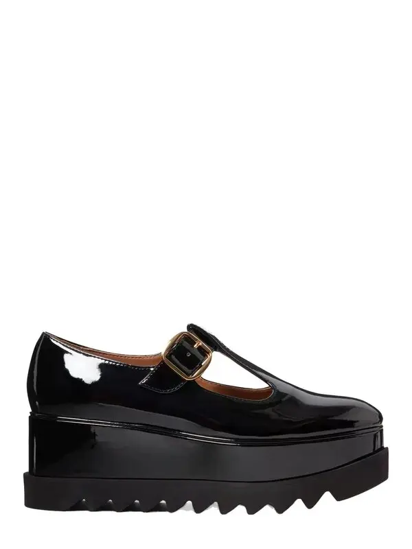 Stella McCartney Buckle-detail Platform Pumps - Black