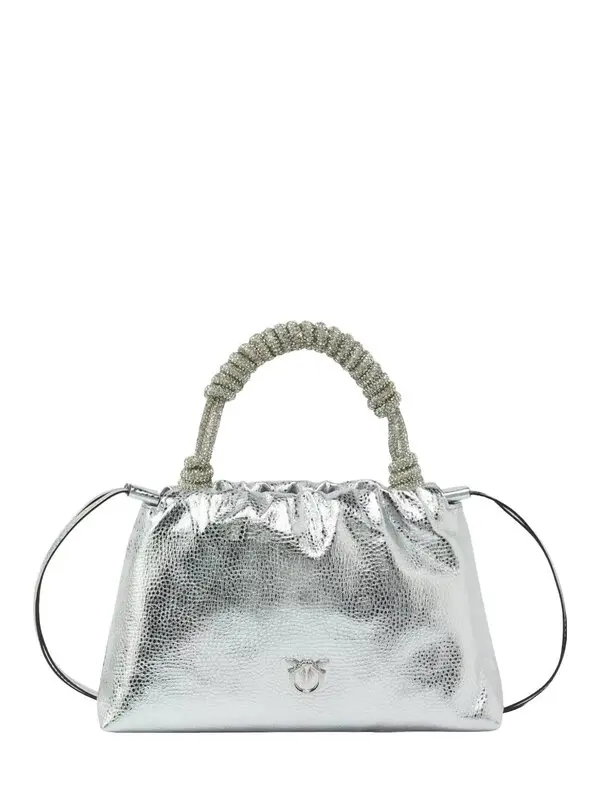 Pinko Crystal-embellished Tote Bag - Grey