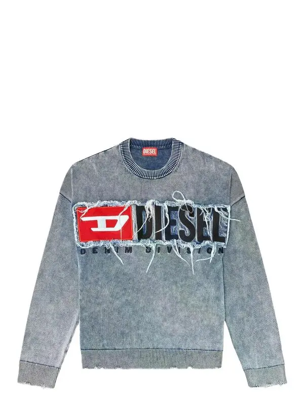 Diesel Logo-patch K-fronzi Sweatshirt - Blue