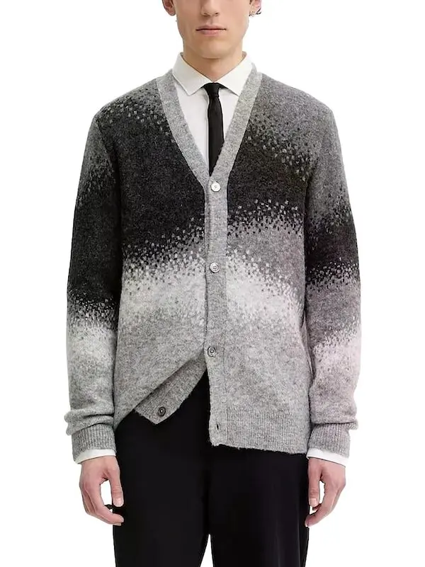 Desigual Speckled Ombre Cardigan - Black