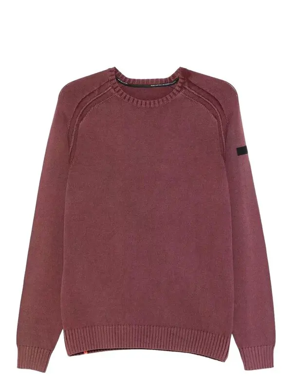 RRD Raglan-sleeve Cotton Sweater - Red