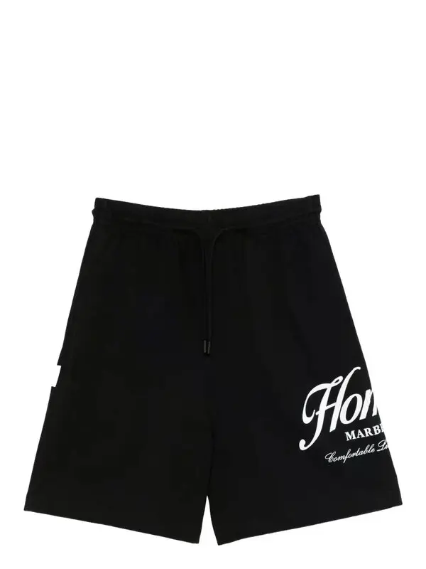 HOMIES MARBELLA Logo-printed Shorts - Black