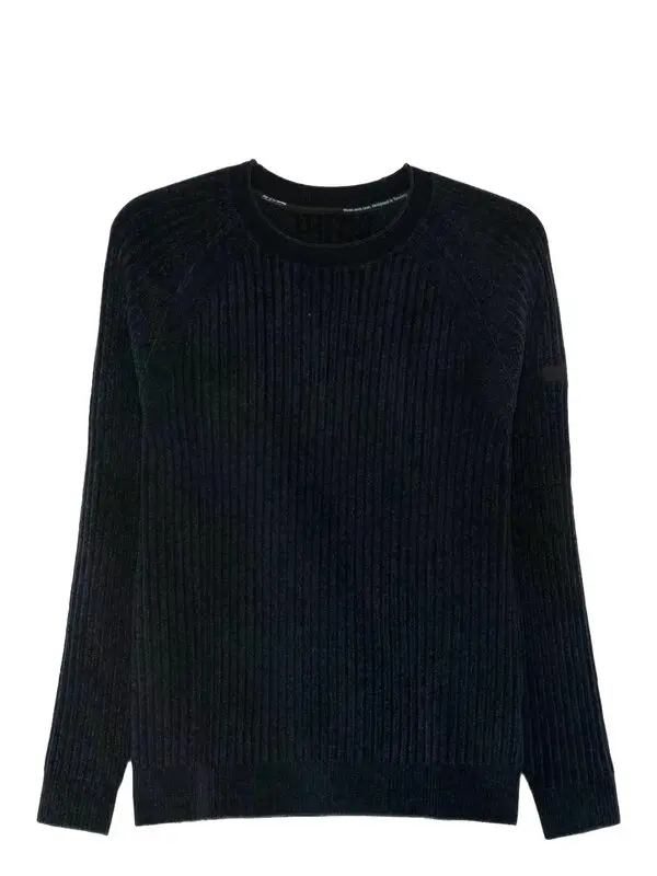 RRD Ribbed Crew-neck Sweater - Blue