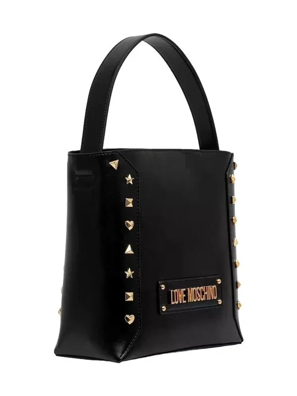 Moschino Stud-embellished Tote - Black