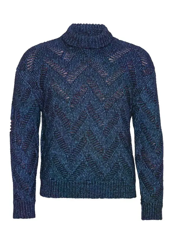 Henrik Vibskov Turtleneck Sweater - Blue