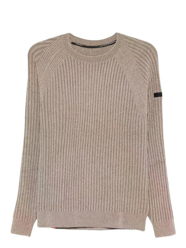 RRD Ribbed-knit Raglan Sweater - Neutrals