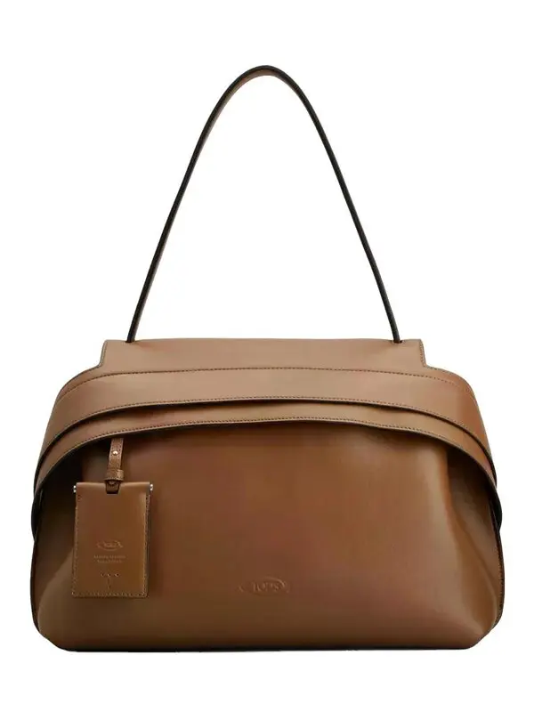 TOD'S Leather Shoulder Bag - Brown