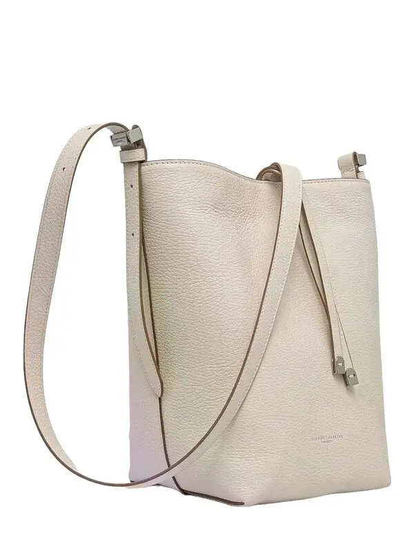 GIANNI CHIARINI Amella Leather Bucket Bag - Neutrals