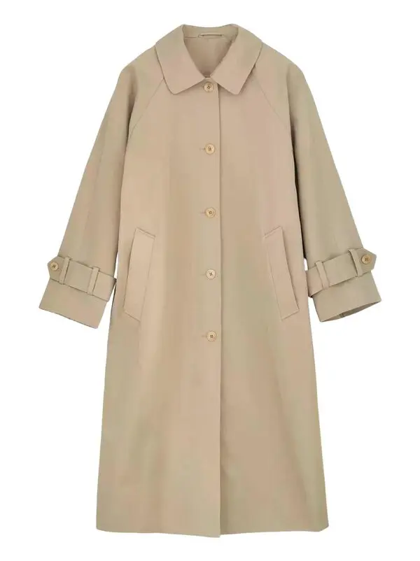 SKALL STUDIO Raglan-sleeve Button Coat - Neutrals