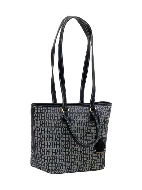 PEDRO DEL HIERRO Logo-pattern Tote Bag - Blue