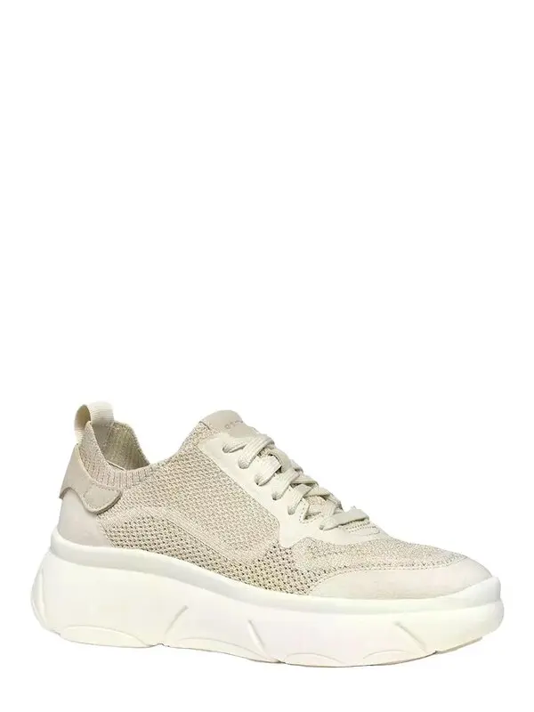 Geox Nebula Knit Sneakers - Neutrals