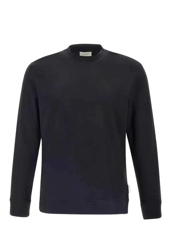 PAOLO PECORA Long-sleeve Crew-neck Sweater - Black