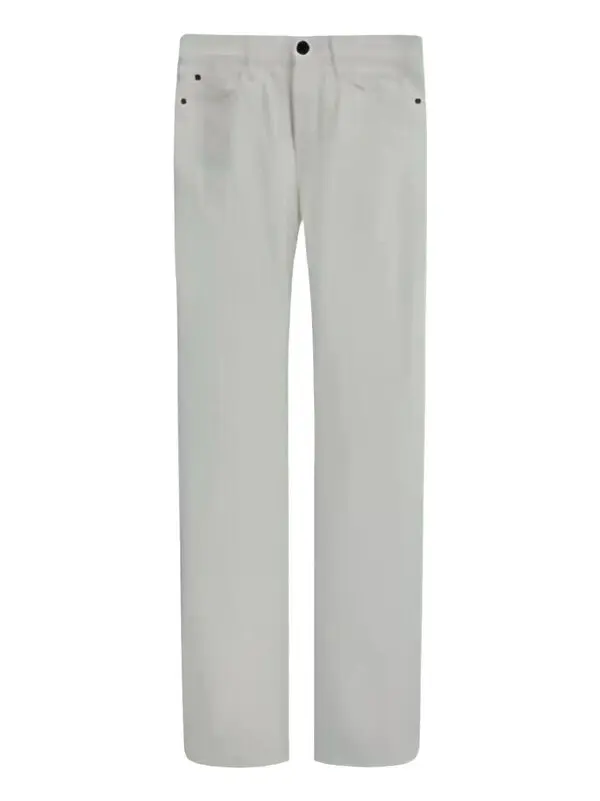 Loro Piana Five-pocket Straight Leg Jeans - White