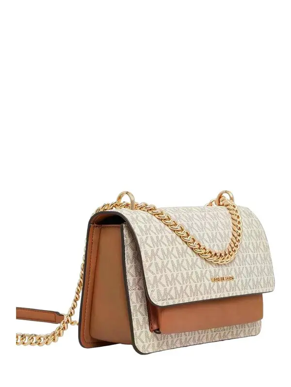 Michael Kors Monogram Flap Shoulder Bag - Neutrals