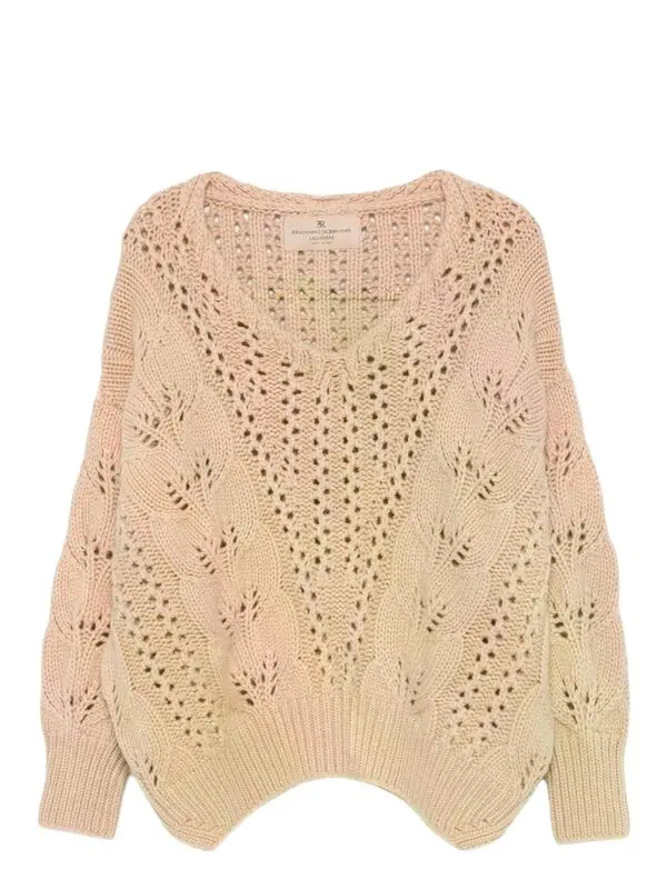 Ermanno Scervino Open-knit Jumper - Neutrals