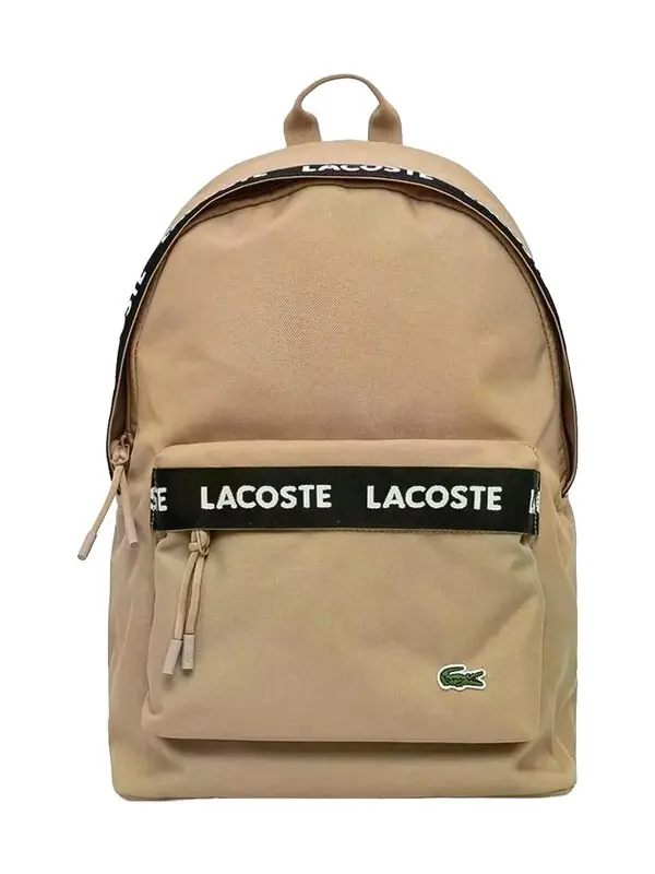 Lacoste Logo-band Backpack - Brown