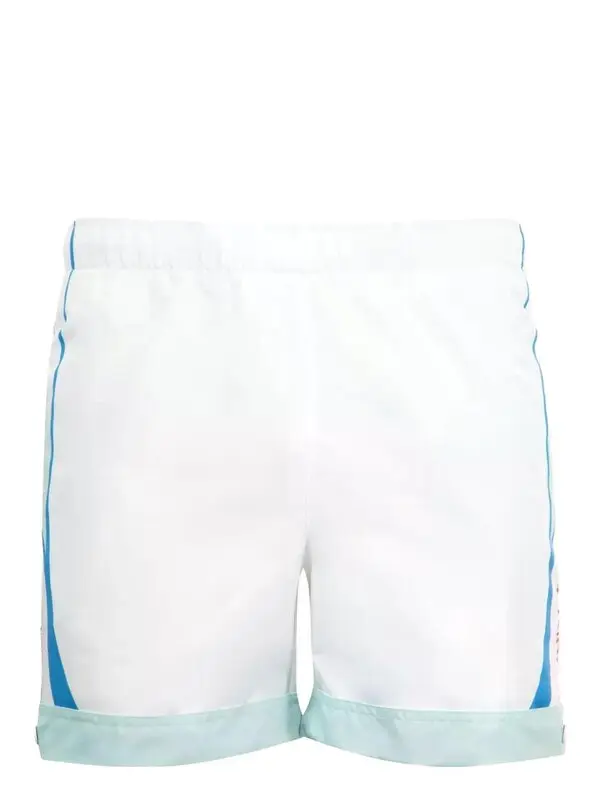 Casablanca Logo-print Swim Shorts - White
