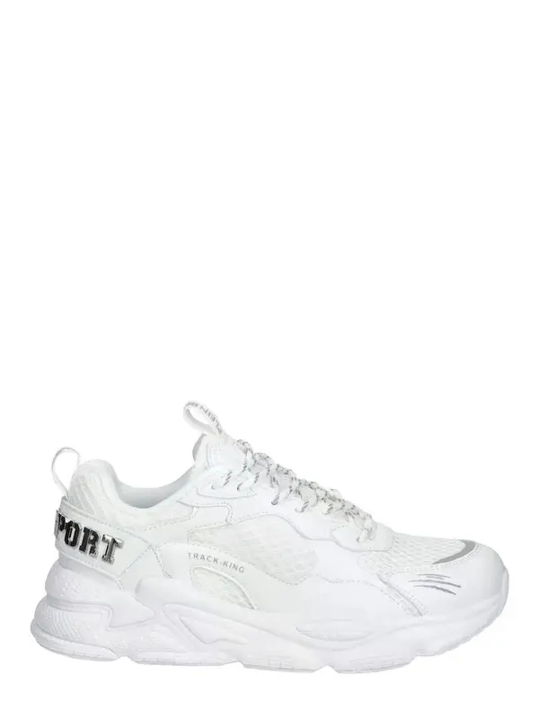 PLEIN SPORT Track-king Runner Sneakers - White