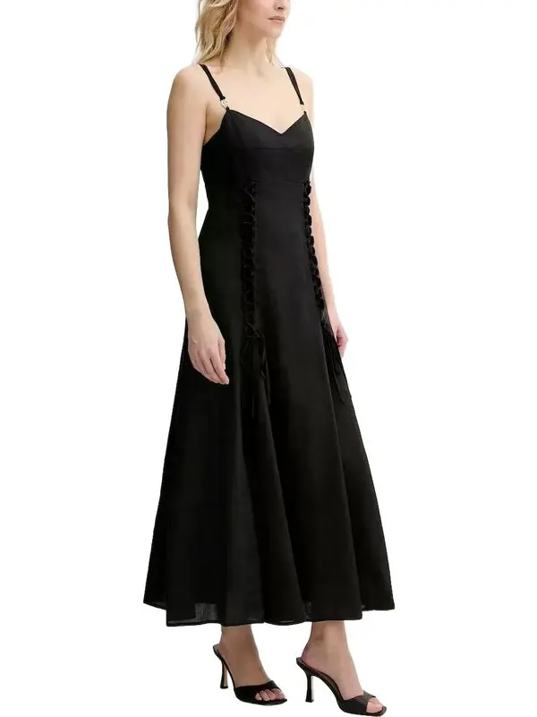 TWINSET Lacing Maxi Dress - Black