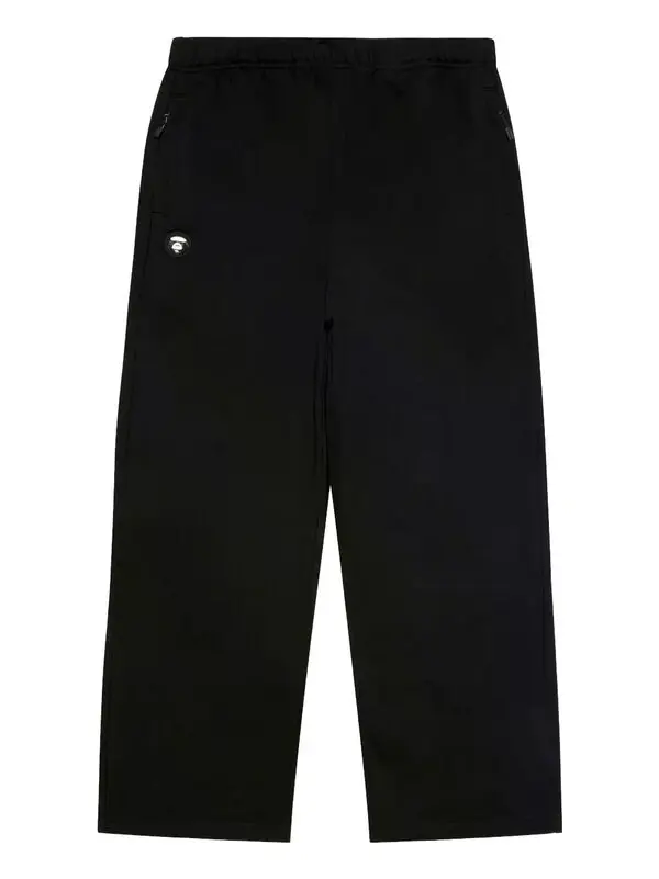 AAPE BY *A BATHING APE Side-detail Logo Track Pants - Black