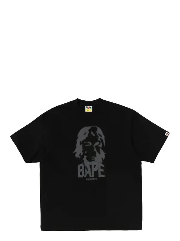 A BATHING APE Beethoven-print T-shirt - Black